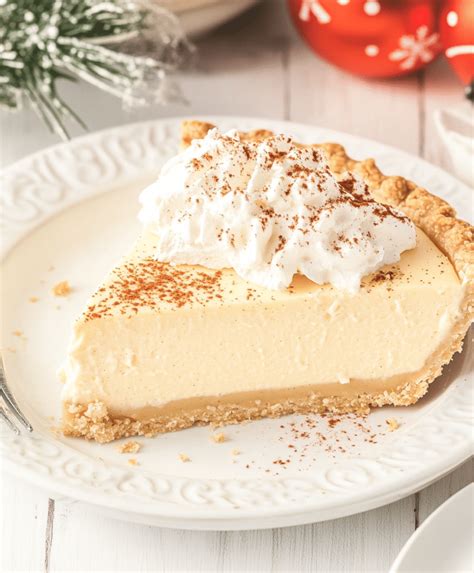 No Bake Eggnog Pie Recipe Recipe Flash