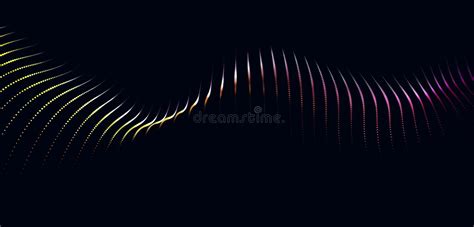Abstract Digital Particle Wave Futuristic Dotted Wave Technology