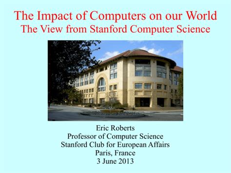 Pptx Stanford Computer Science