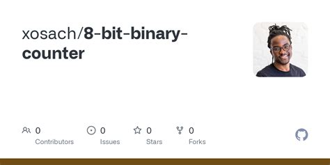 github xosach 8 bit binary counter