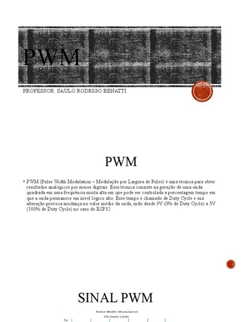 Uma Introdução à Técnica De Modulação Por Largura De Pulso Pwm E Sua