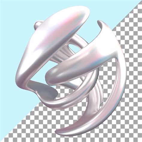 Premium Psd Random 3d Shapes