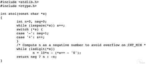 库函数atoi的功能及模拟实现 Csdn博客