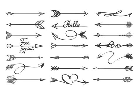 Curved Arrows Sketch