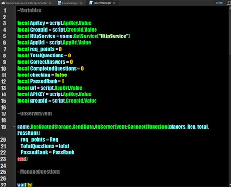 Help With Quiz Center Scripting Support Developer Forum Roblox