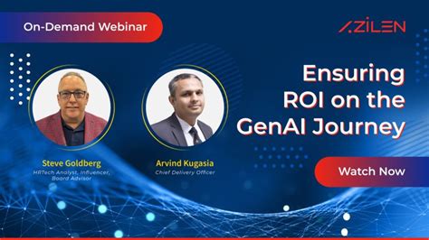 Azilen Technologies On Linkedin Azilen Generativeai Roi Webinar Futureofwork Hrtech Ai