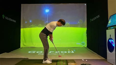 스크린골프 스크린 G투어프로 전북연합대회 기록도전 전반홀 야간모드 Youtube