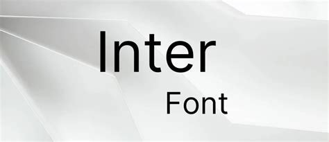 Inter Font Free Download