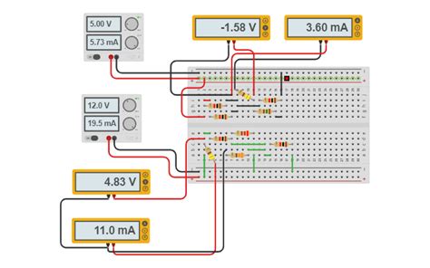 circuit design e2 lista 2 tinkercad