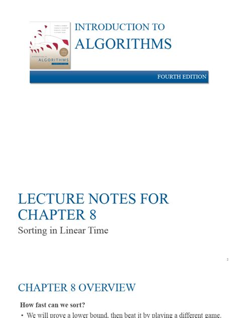 Week 3 Linear Sort Pdf Computer Programming Applied Mathematics