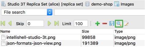 MongoDB And GridFS Studio 3T