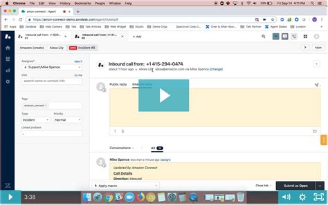 Amazon Connect App Integration With Zendesk Support