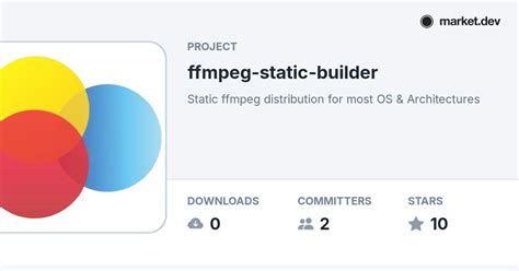 Ffmpeg Static Builder Ecosystem Directory Marketdev