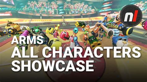 Arms All Characters Trailer Arms On Nintendo Switch Youtube