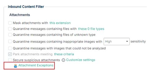 How To Create Attachment Block Exception In Cloud Email Security