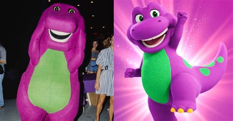 Twitter Users Are Dragging The New Animated Barney He Got The Buccal Fat Removal Trendradars