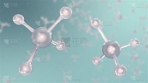 3d演示分子结构。分子化学，以原子的分子元素为背景。医学背景。基因组在分子水平