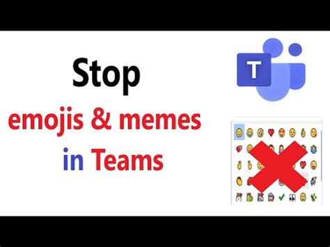 How To Disable Emojis In Microsoft Teams How To Turn Off Emojis Stickers In Microsoft Teams