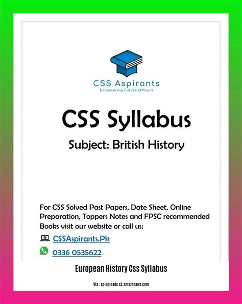 Navigating The Complexities Of European History Css Syllabus A Scholars Perspective