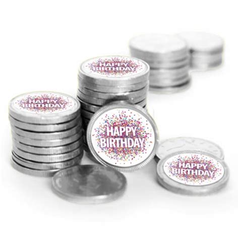84 Pcs Birthday Candy Party Favors Chocolate Coins By Just Candy