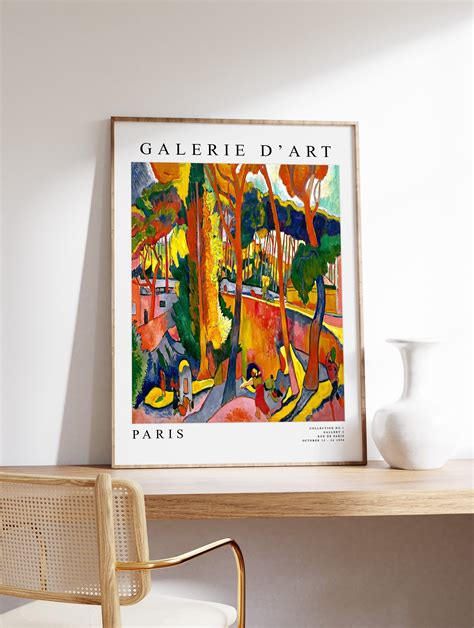 Andre Derain Exhibition Poster The Turning Road Lestaque Etsy