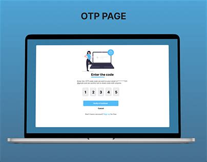 OTP Verification Design Ui Projects Photos Videos Logos Illustrations And Branding Behance