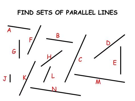 PPT FIND SETS OF PARALLEL LINES PowerPoint Presentation Free Download ID