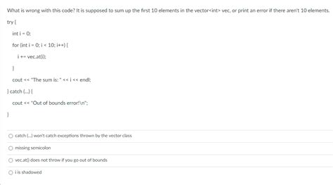Solved What Is Wrong With This Code It Is Supposed To Sum Chegg