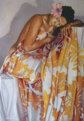 Deloffre A Tribute To The Beauty Of Polynesian Women Polynesian Art