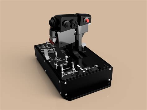 Thrustmaster A 10 Warthog Throttle 3d Cad Model Library Grabcad