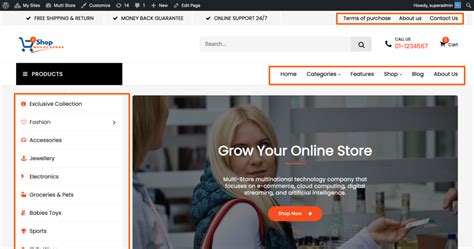How To Create Navigation Menu In WordPress Site
