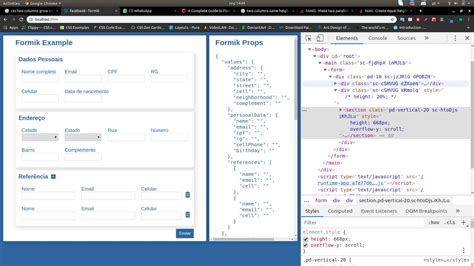 Html I Have Two Columns I Want The Second Column To Have The Same