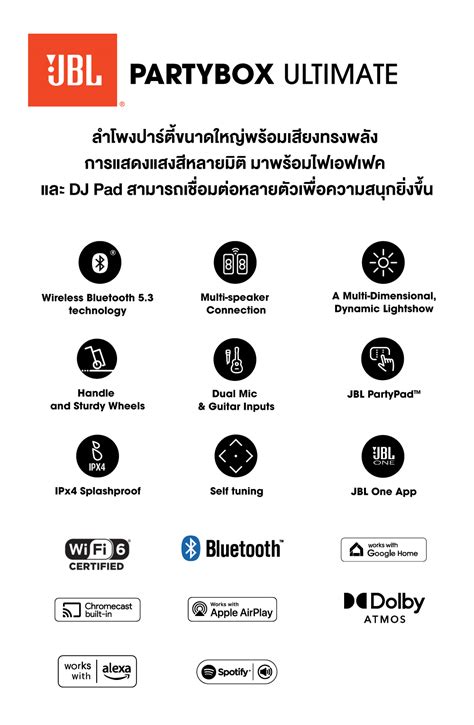 Jbl Partybox Ultimate Wi Fi Bluetooth