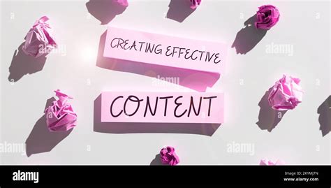 Hand Writing Sign Creating Effective Content Business Approach Valuable Information Informative