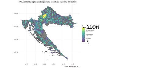 R Ggplot Map Adding Numeric Label On Colorbar Stack Overflow