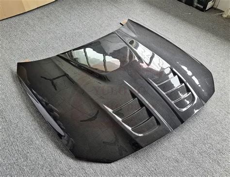 실제 탄소 섬유 프론트 범퍼 엔진 후드 보넷 벤트 바디 커버 Bmw M4 G80 2020 2024 티몬