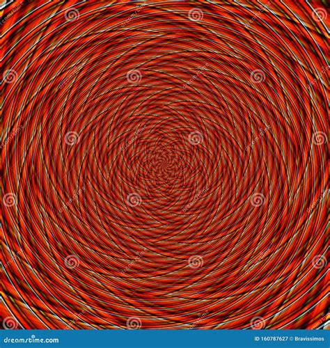 Illusion Background Spiral Pattern Zig Zag Optical Stock Illustration