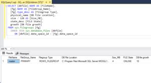 What Is Filegroup In SQL Server DBSection