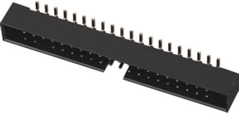 2 00mm Pitch 20pin Box Header Dual Row Height 5 7mm Pcb Socket Connector China Box Header