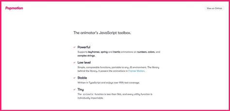 Top 10 Javascript Animation Libraries In 2025