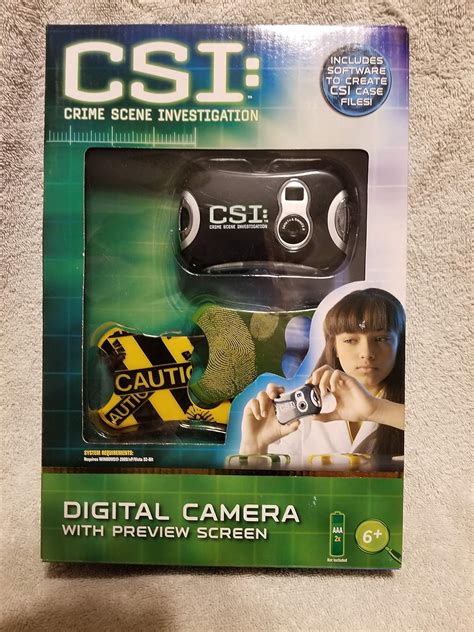 Amazon Com CSI Crime Scene Investigation Digital Camera With Preview Screen Electronics