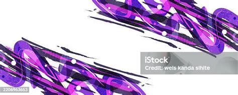 생생한 보라색 브러시 스트로크와 하프톤 스타일의 추상적인 배경 스포츠 배너 또는 포스터 디자인을위한 그런 지 배경 0명에 대한 스톡 벡터 아트 및 기타 이미지 Istock