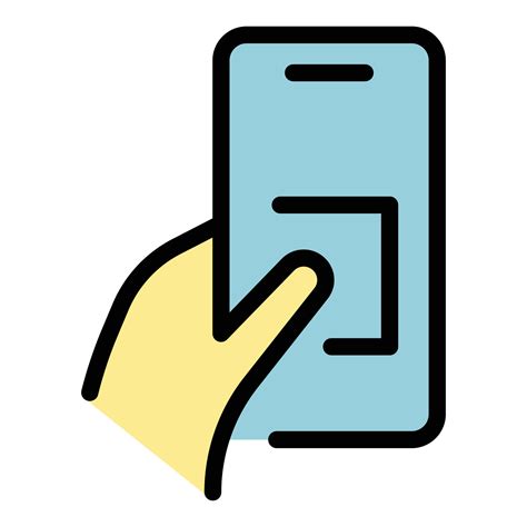 Gesture Android Phone Icon Vector Flat 21904417 Vector Art At Vecteezy