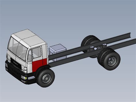 运货车模型 SOLIDWORKS 2012 模型图纸下载 懒石网