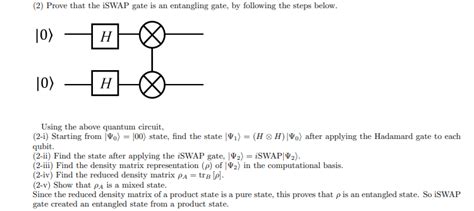This Is A Quantum Computing Question And I Need A Chegg