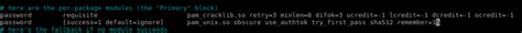 Linux Password Policy Using Pam Pamunix And Pamcracklib With Ubuntu Server 18041