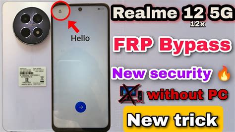Realme 12 5G Frp Bypass Without Pc Google Account Lock Unlock Android 14 Rmx3999 FRP