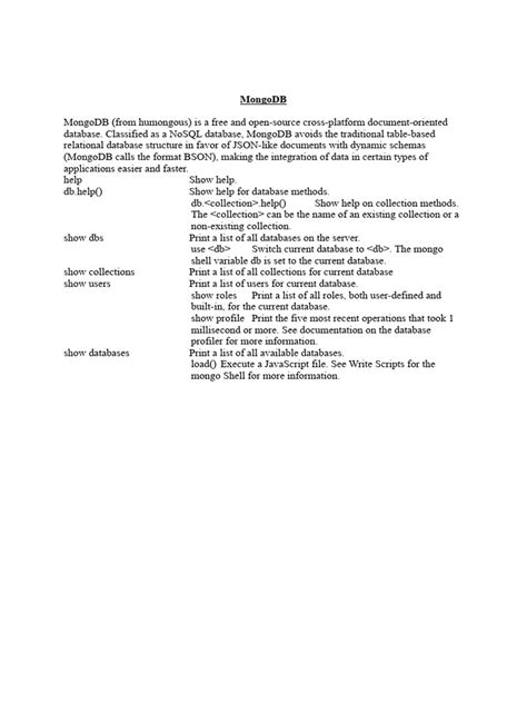 mongo db pdf