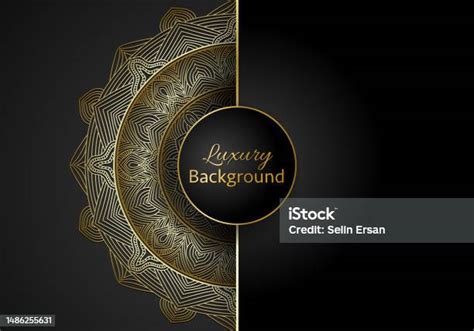 고급 만다라 배경 장식 아라베스크 스타일 황금 아라베스크 패턴 스타일 인쇄를 위한 장식적인 만다라 장식품 0명에 대한 스톡 벡터 아트 및 기타 이미지 Istock