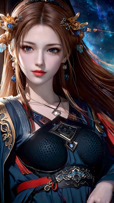国漫女神｜《吞噬星空》珍妮特ai高清手机壁纸 哔哩哔哩